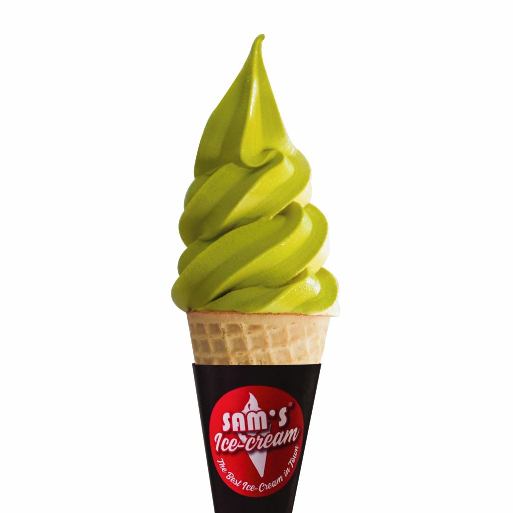 SAMS ICE-CREAM BROWN CONE GREEN – Sam's Ice Cream